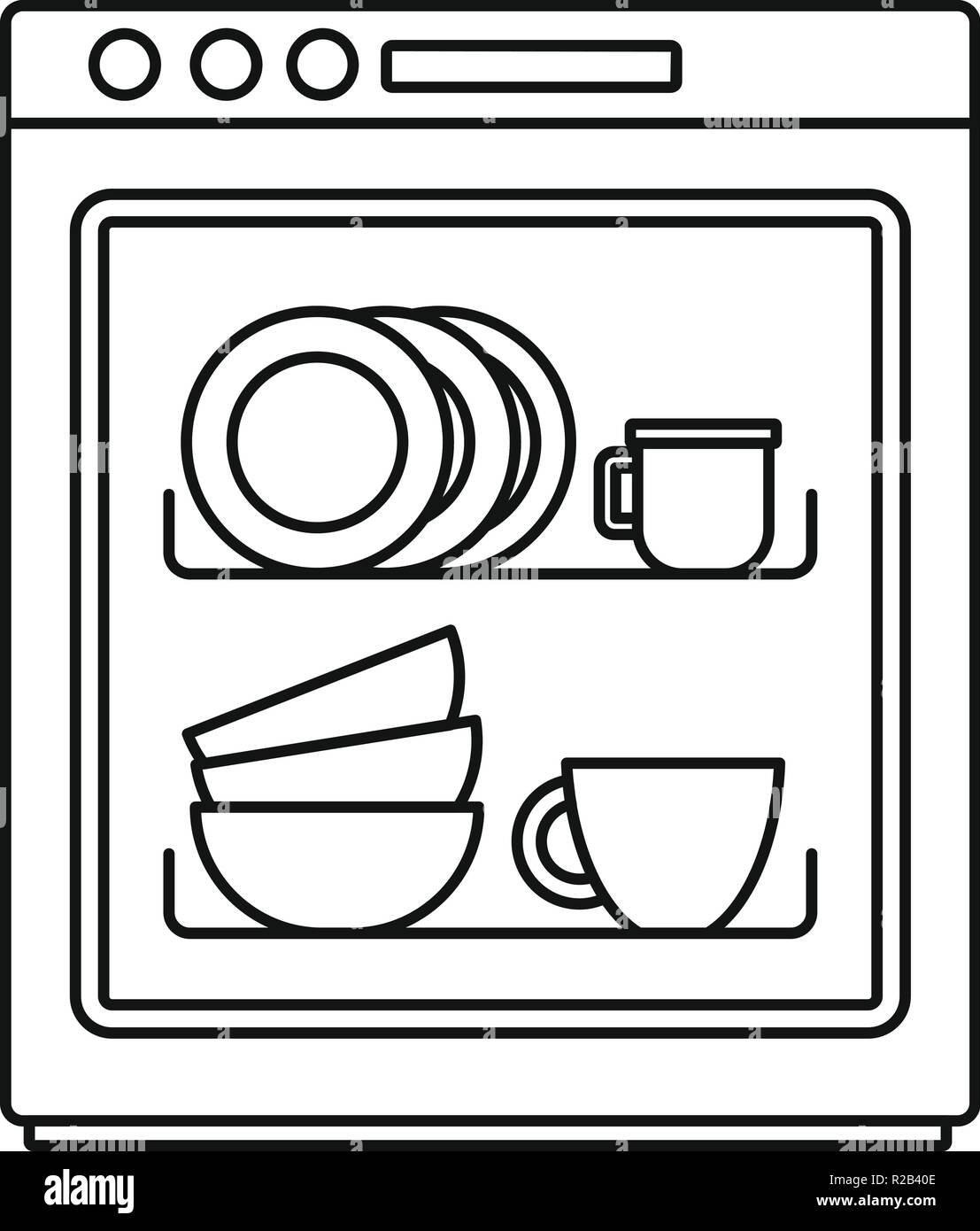 Isaac Gleichmäßig Schmetterling geschirrspüler icon Installation Sich ...