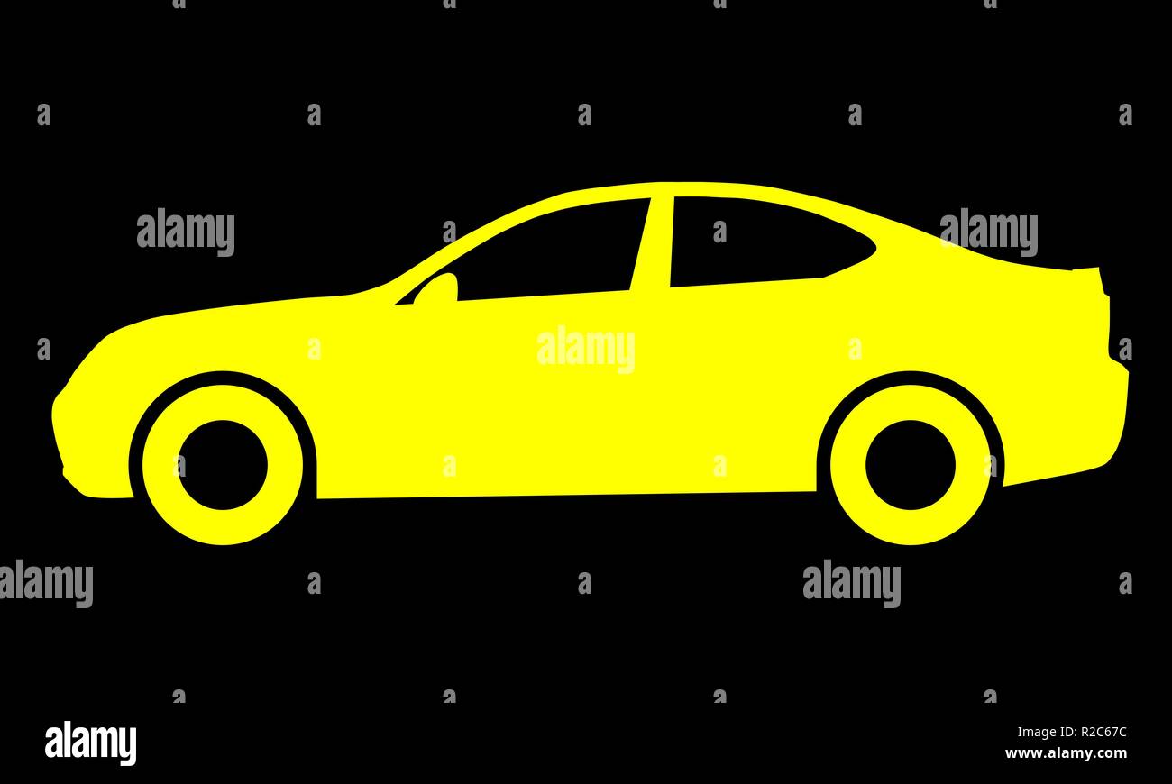 Gelbe autos Stock-Vektorgrafiken kaufen - Alamy