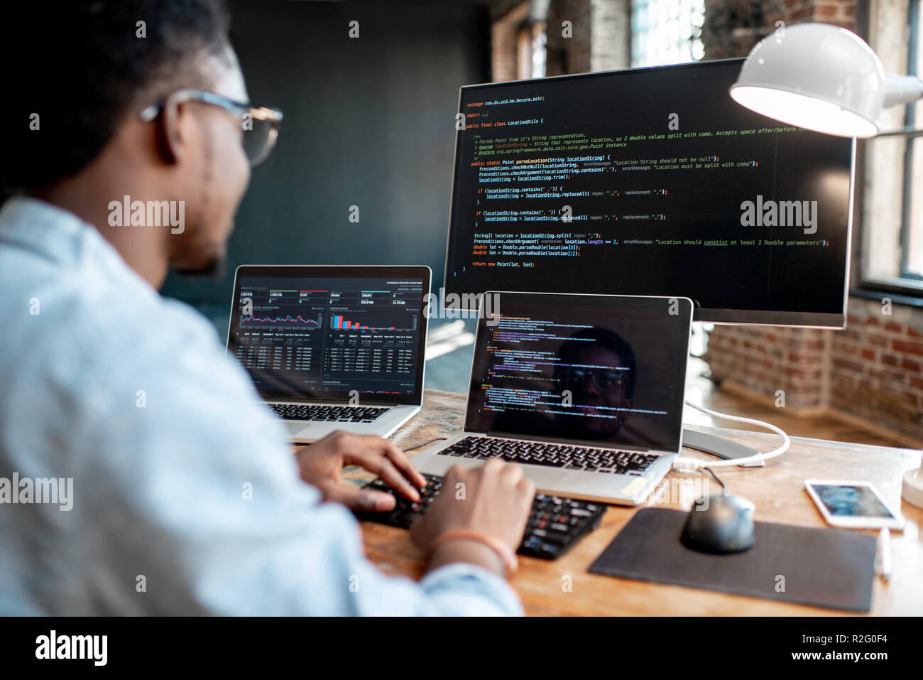 Technologie Arbeitsplatz Stockfotos und -bilder Kaufen - Alamy
