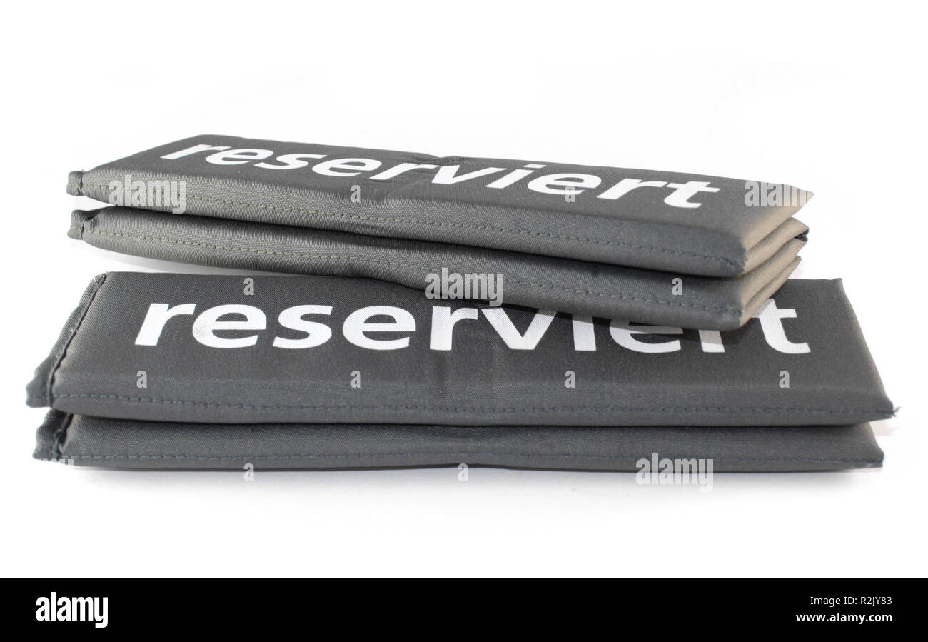 Sitzplatz reservierung Ausgeschnittene Stockfotos und -bilder - Alamy