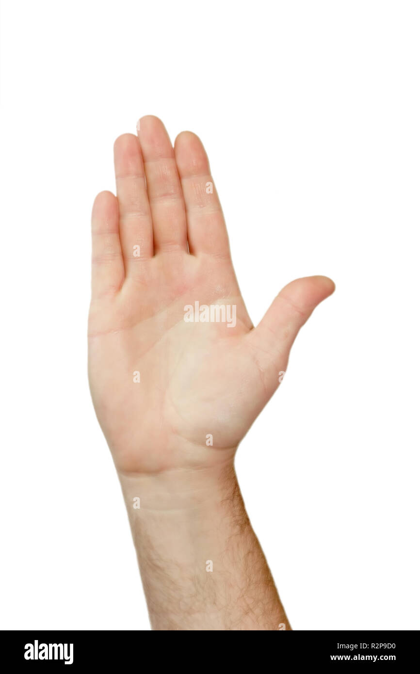 Offene hand piktogramm -Fotos und -Bildmaterial in hoher Auflösung – Alamy