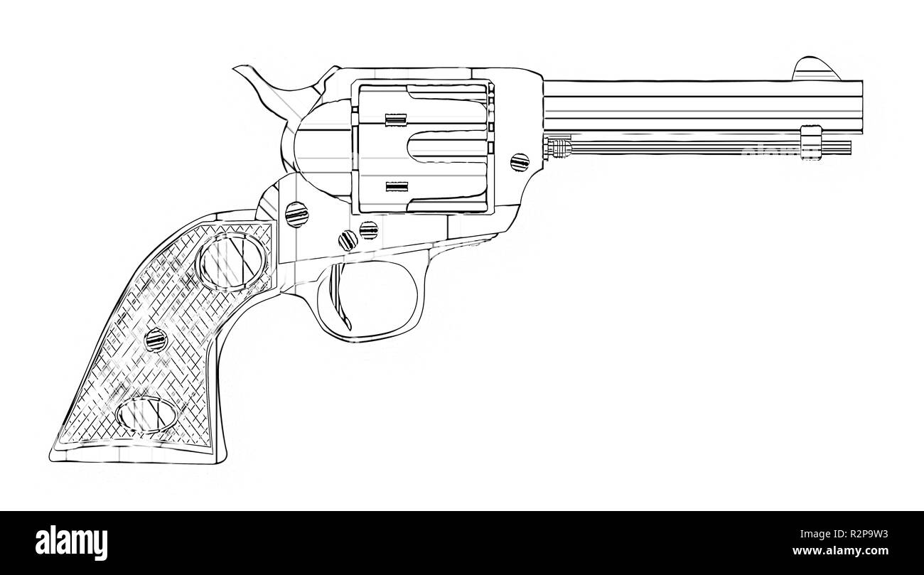 Revolver Wild West Hand Gun Stockfotos und -bilder Kaufen - Alamy
