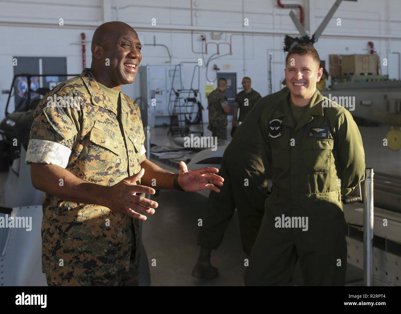 MARINE Corps Air Station Miramar, Kalifornien - USA Marine Sgt. Maj ...