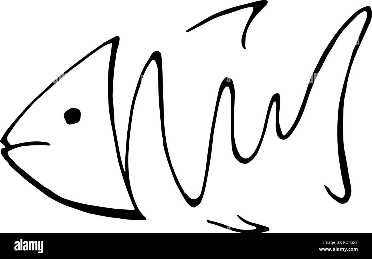 Fisch zeichnung -Fotos und -Bildmaterial in hoher Auflösung – Alamy