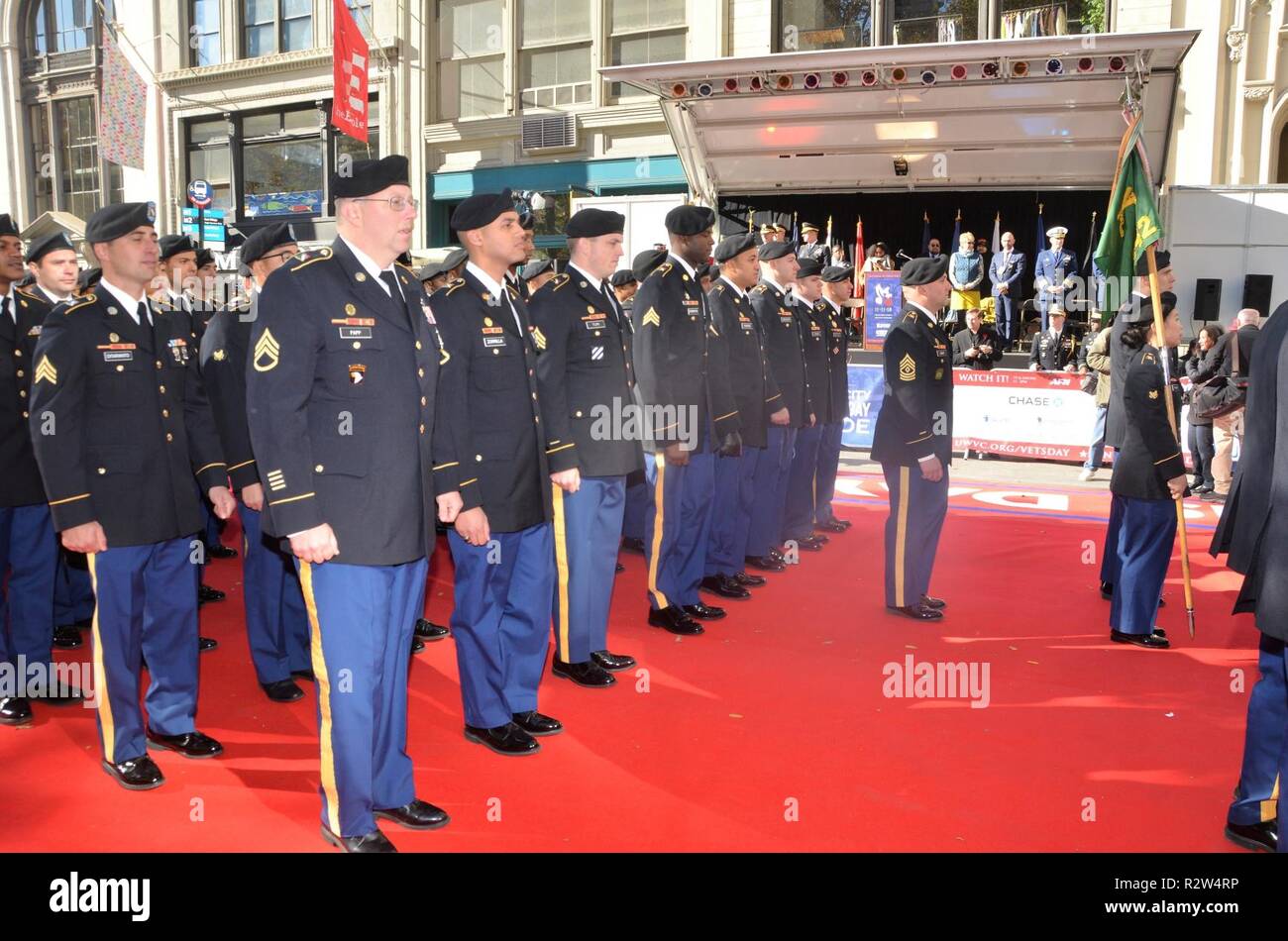 New York Army National Guard Soldaten zugewiesen an Komponenten der 369 ...