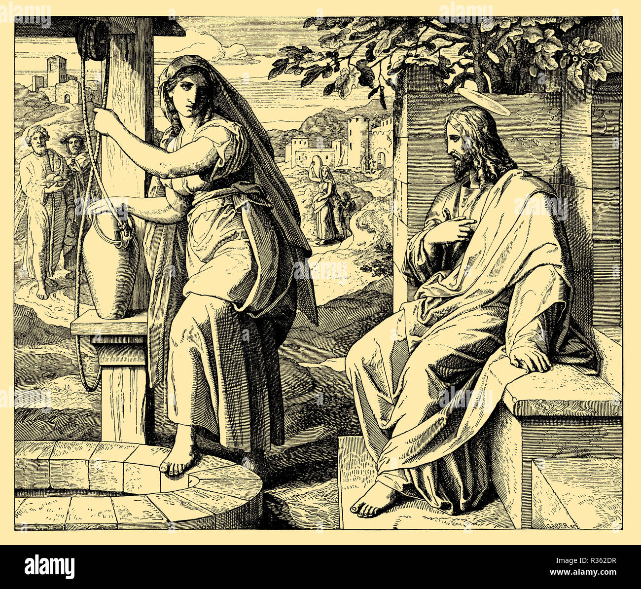 Jesus the samaritan woman -Fotos und -Bildmaterial in hoher Auflösung - Seite 2 - Alamy