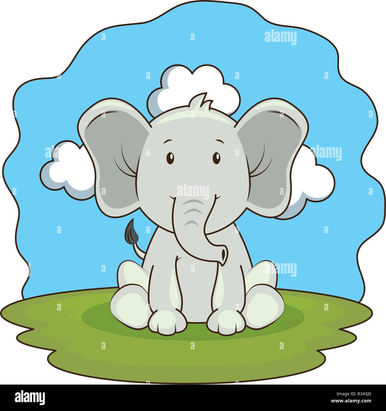 Comic Elephant Stockfotos und -bilder Kaufen - Alamy