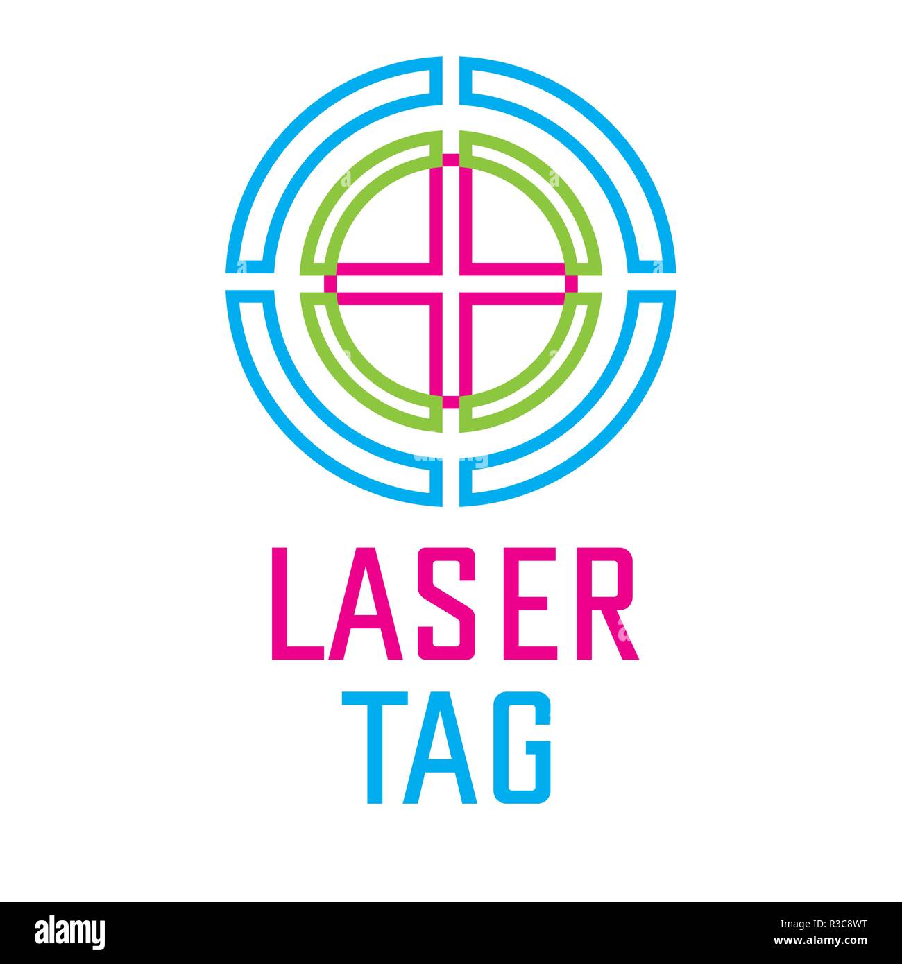 Laser logo Stock-Vektorgrafiken kaufen - Alamy