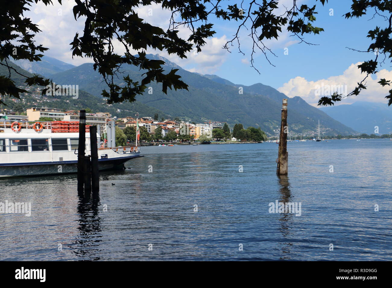 Locarno in der Schweiz am Lago Maggiore Stockfotografie - Alamy