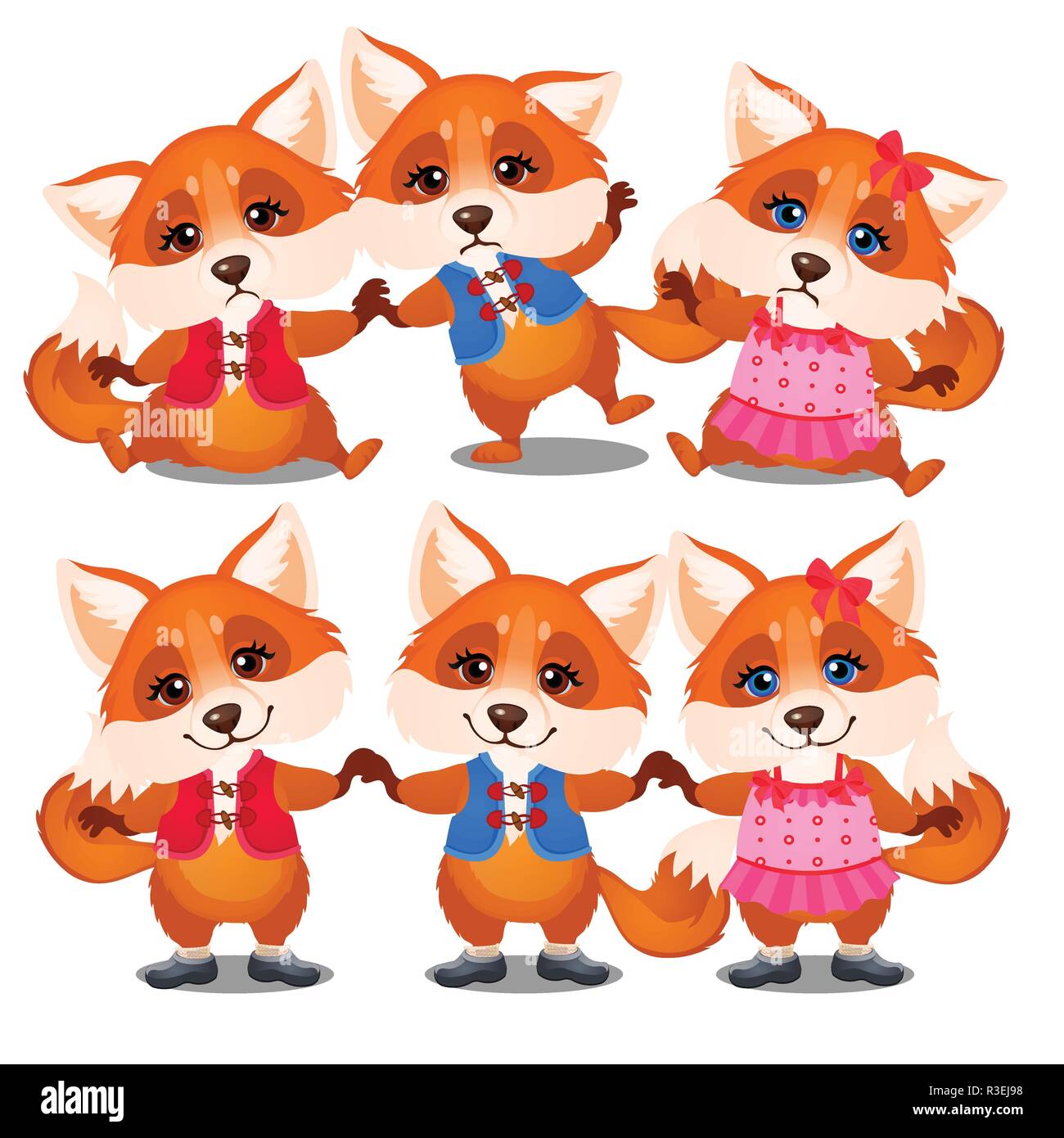 Animated animals Stock-Vektorgrafiken kaufen - Alamy