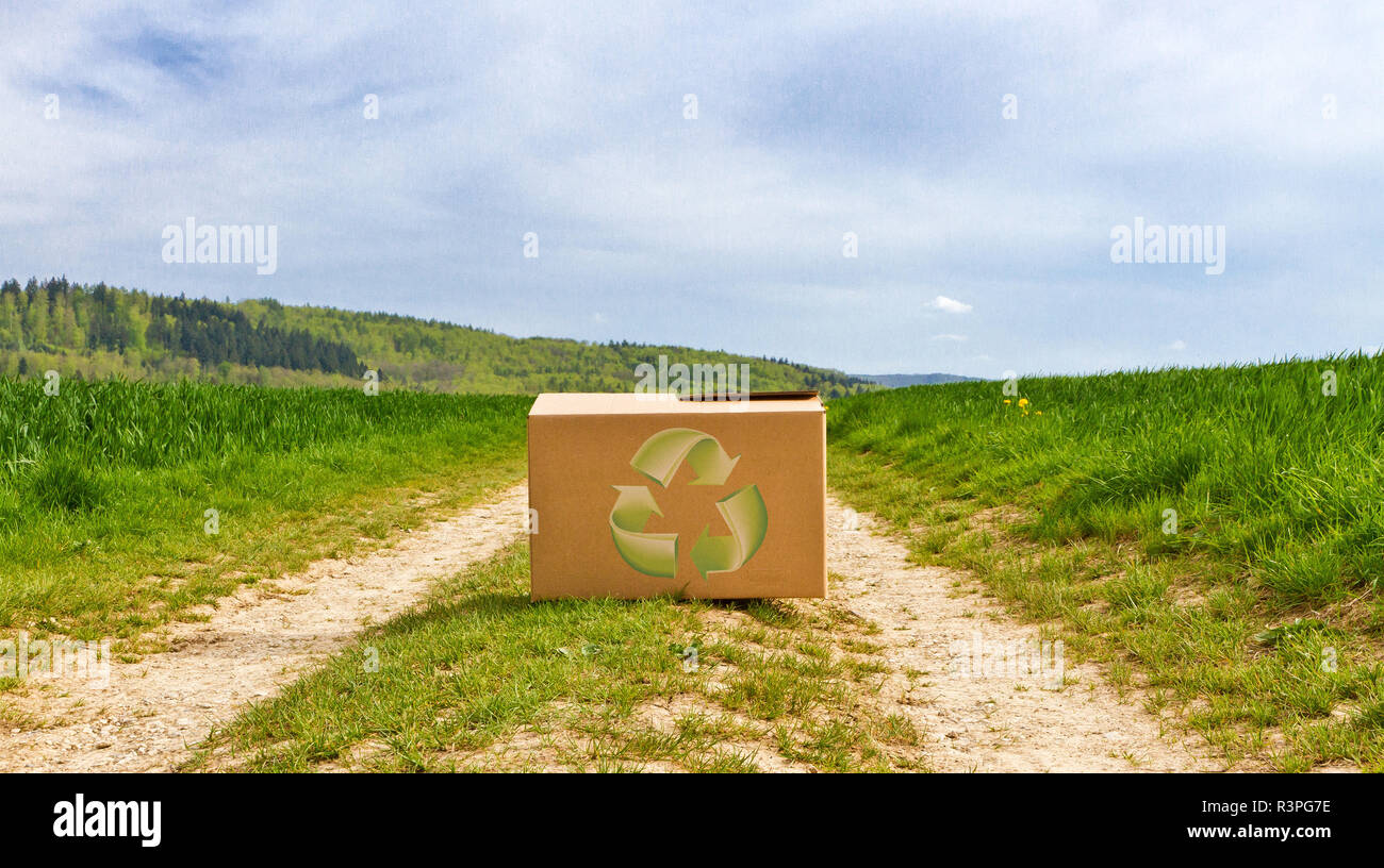 Papierrecycling piktogramm -Fotos und -Bildmaterial in hoher Auflösung ...