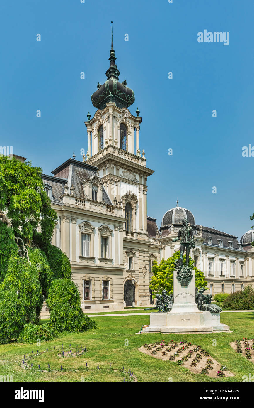 Schloss Festetics ist eine barocke Schloss in Keszthely entfernt, Zala ...