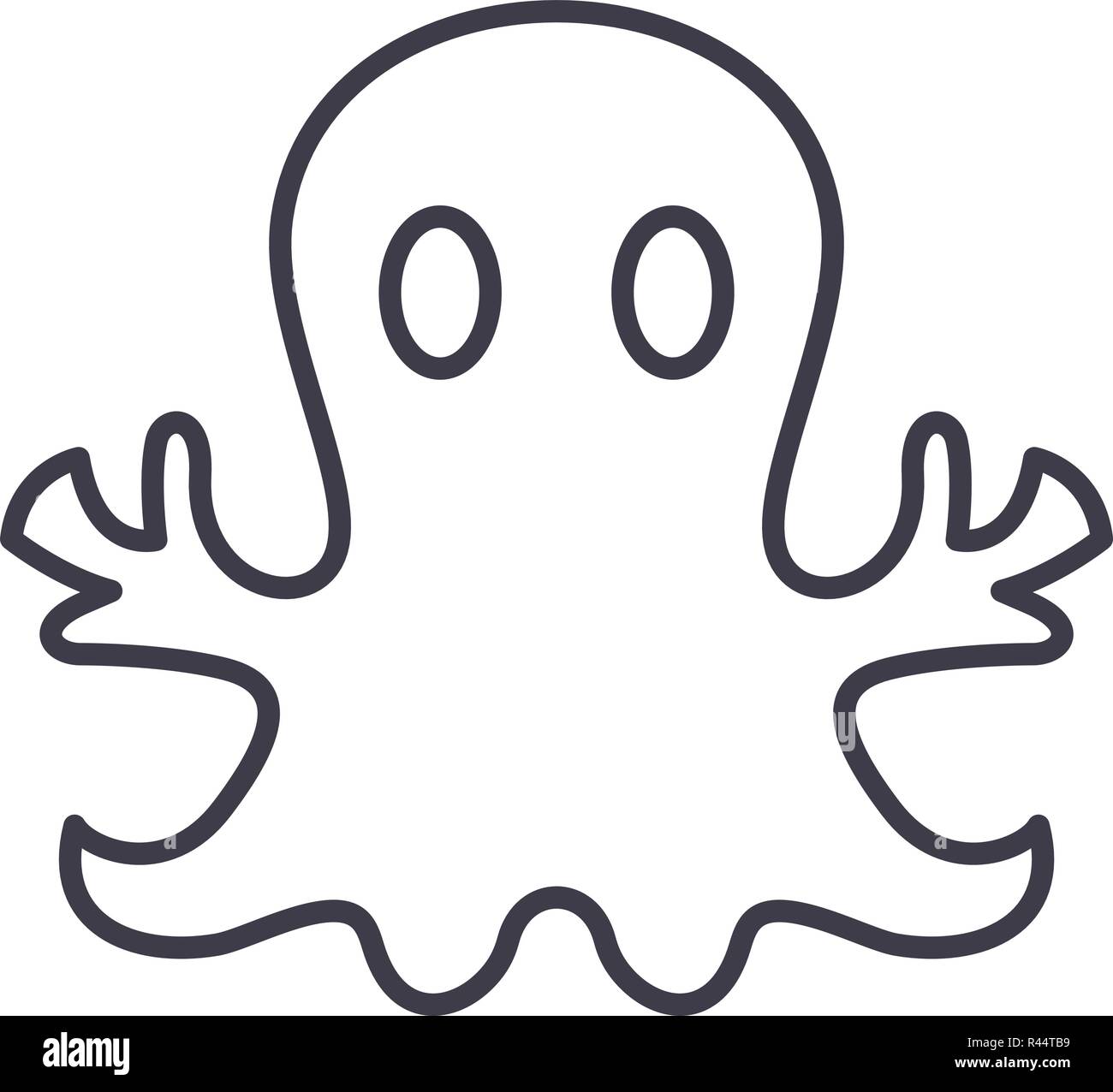 Geheimnis cast Symbol Leitung Konzept. Geheimnis cast Vector Linear ...