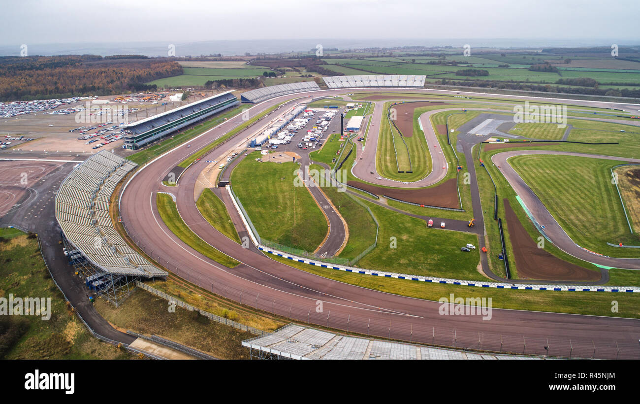 Rockingham Motor Speedway in Northamptonshire, bekannt als Europas ...