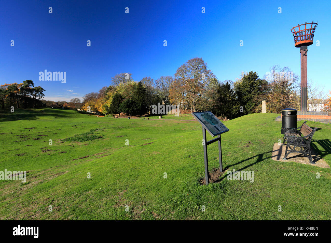 Motte und bailey castle huntingdon -Fotos und -Bildmaterial in hoher ...