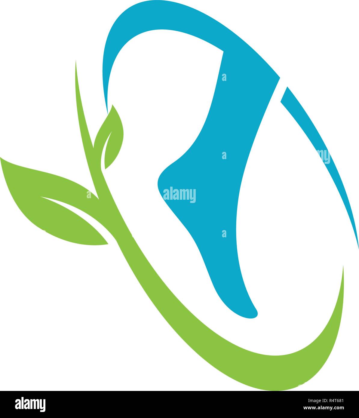 Fußpflege logo Stock-Vektorgrafiken kaufen - Alamy