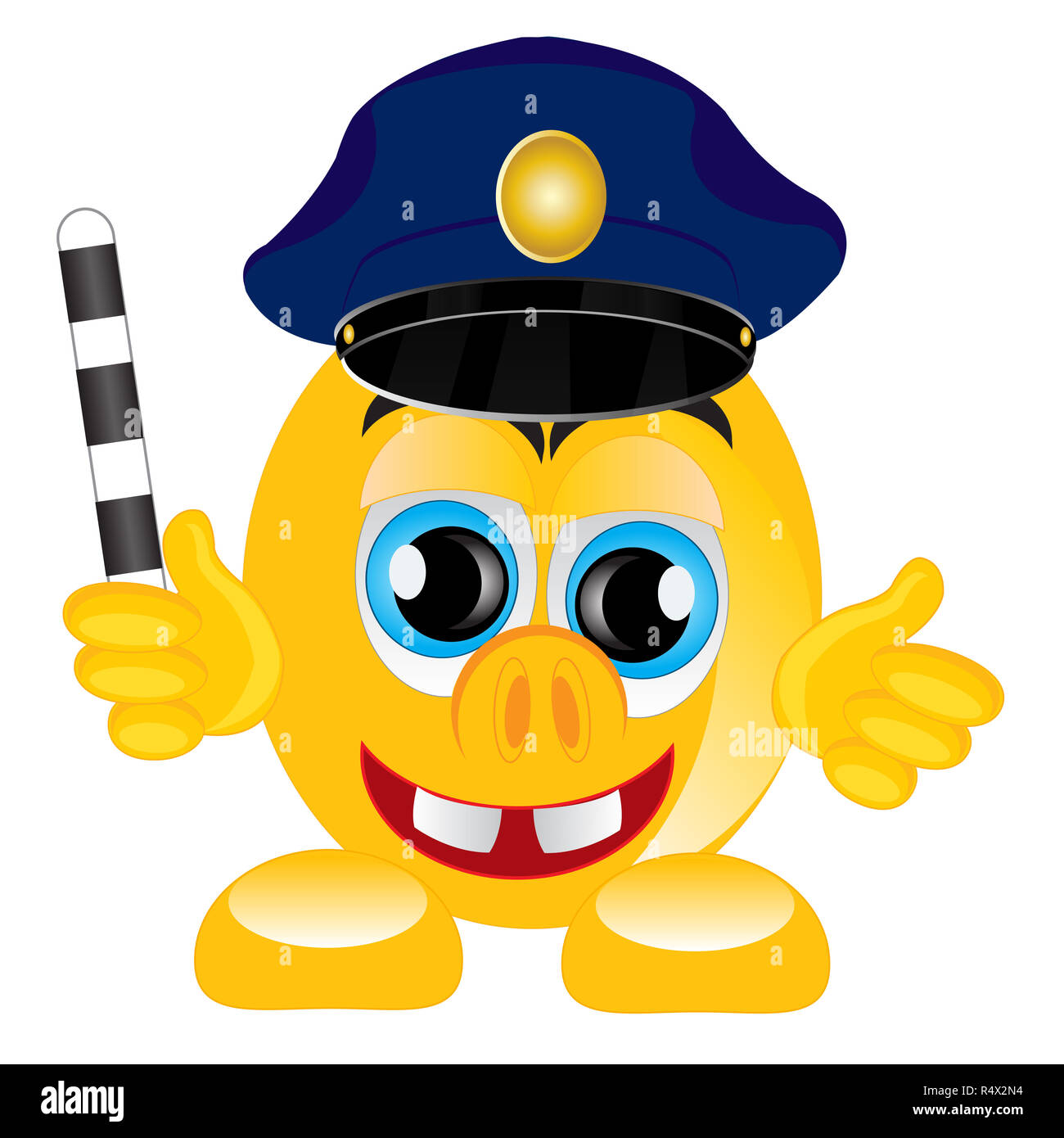 Polizei comic Ausgeschnittene Stockfotos und -bilder - Alamy