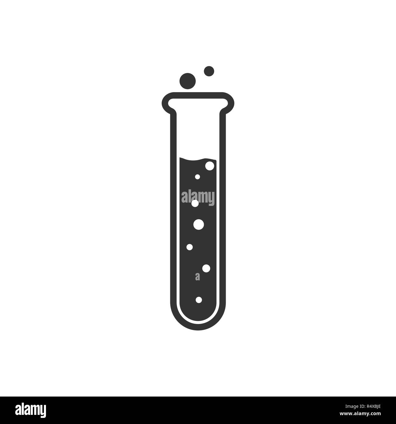 Flask chemistry lab icon vector -Fotos und -Bildmaterial in hoher ...
