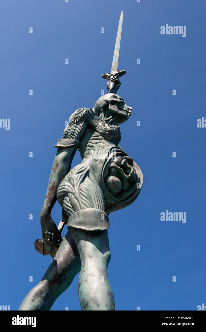 Verity Statue von Damien Hirst in Ilfracombe, Devon Stockfotografie - Alamy