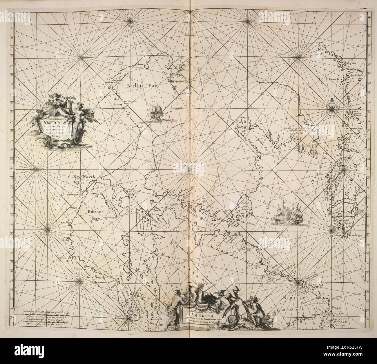 Grönland und Kanada. [Eine Maritime Atlas der Welt, Durch] F. de Wit ...