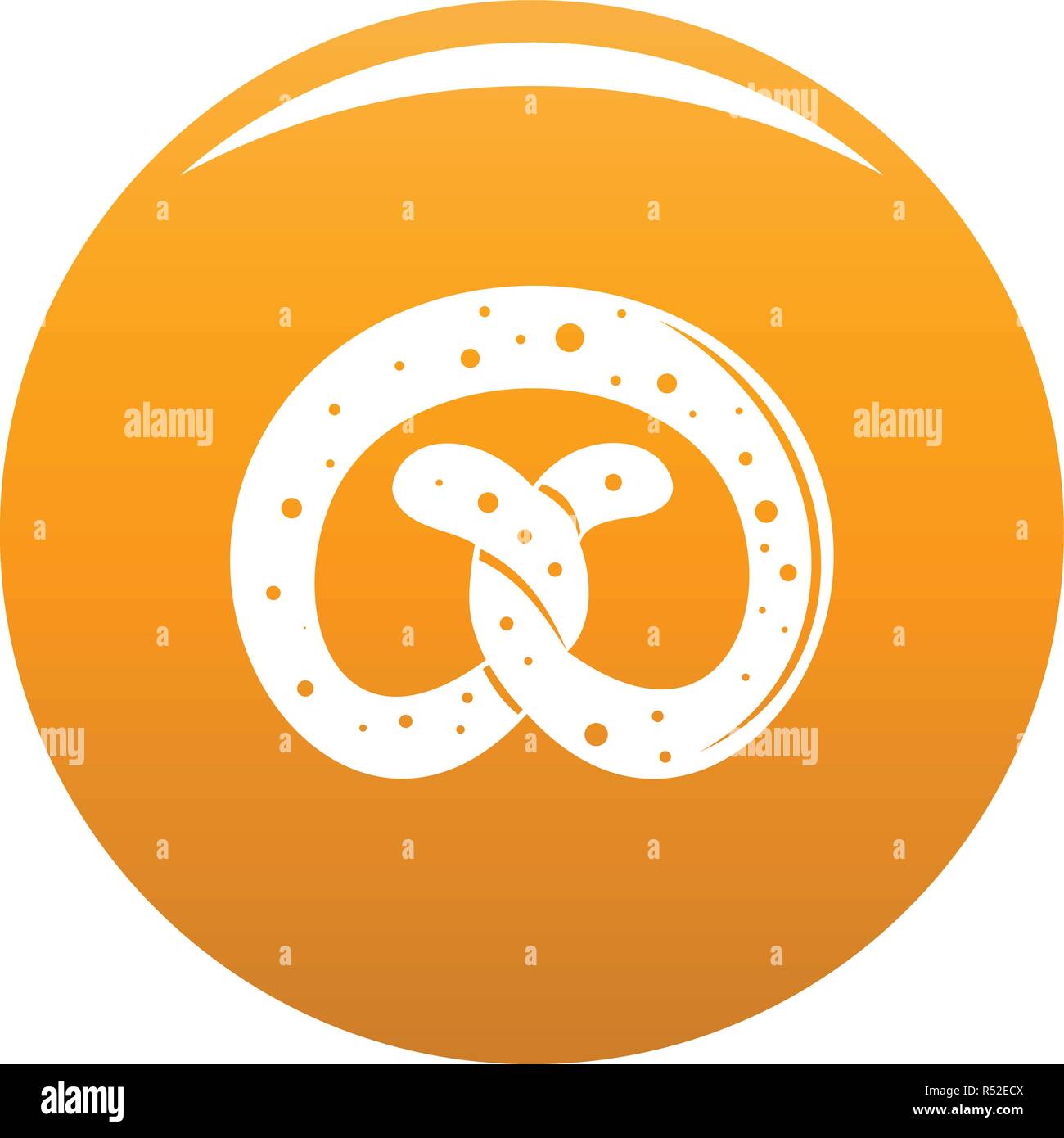 Brezel Symbol. Einfache Abbildung: brezel Vektor Icon für das Design ...