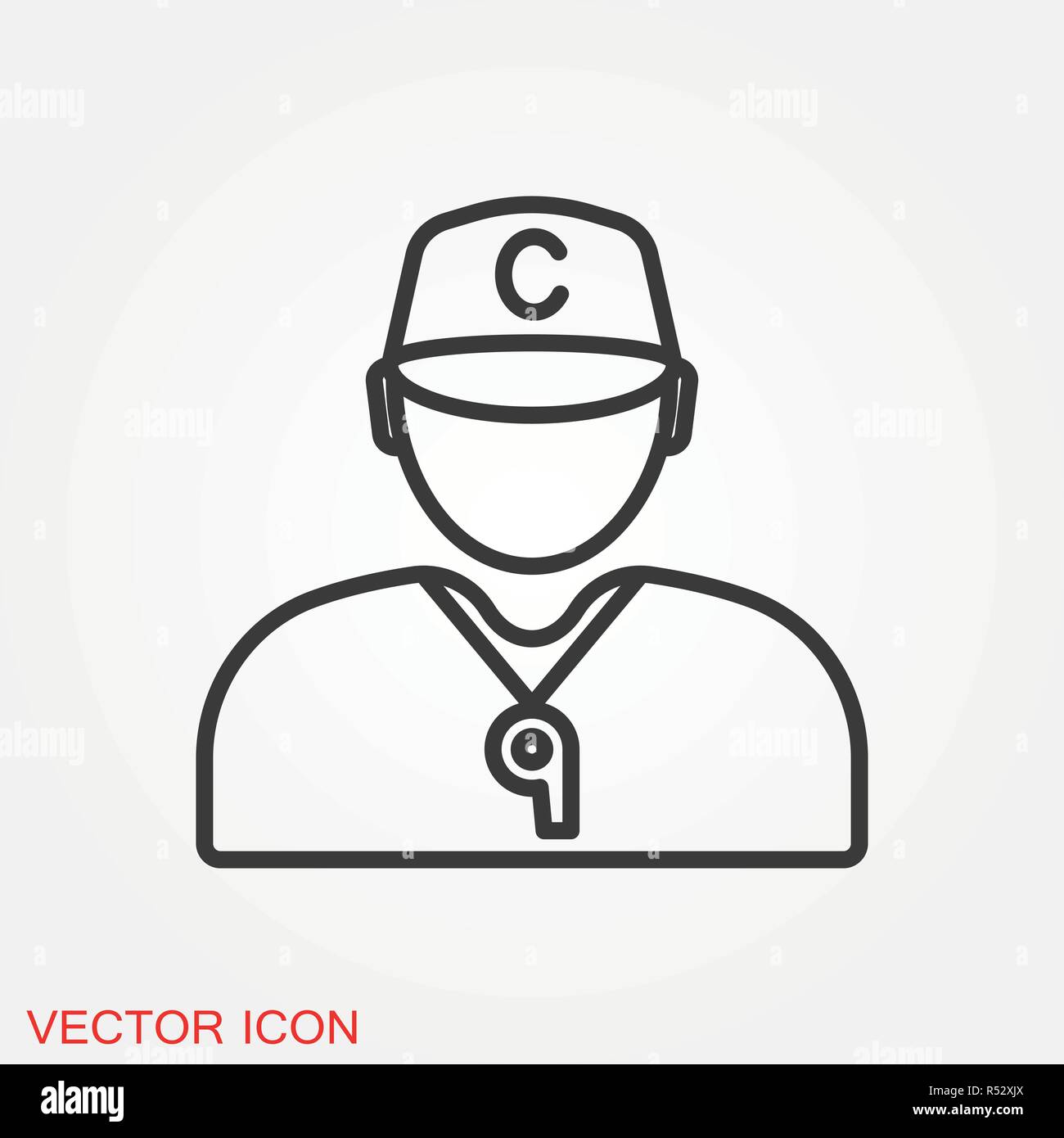 Trainer Symbol Vektor, Training und Mentoring Symbol Stock-Vektorgrafik ...