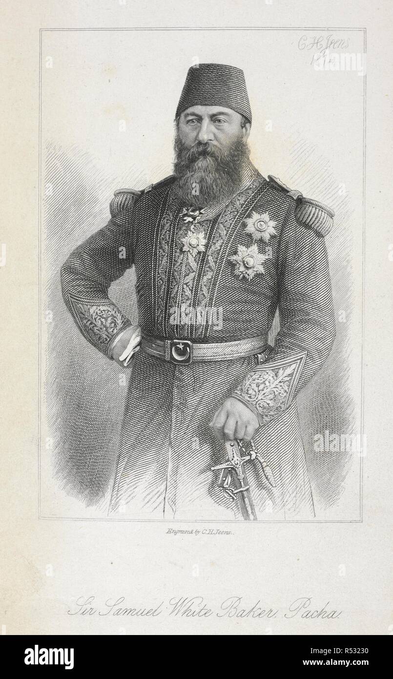 Sir Samuel White Baker, Pacha. Sir Samuel White Baker, KCB, FRS, FRGS ...