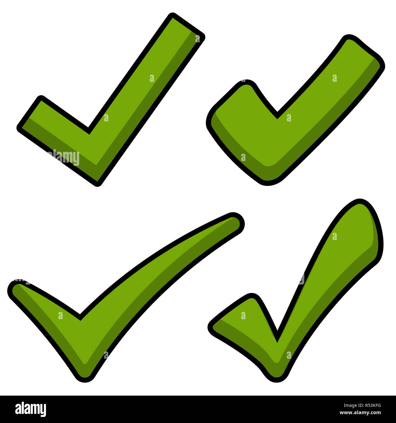 Grüne cartoon Haken Stockfotografie - Alamy