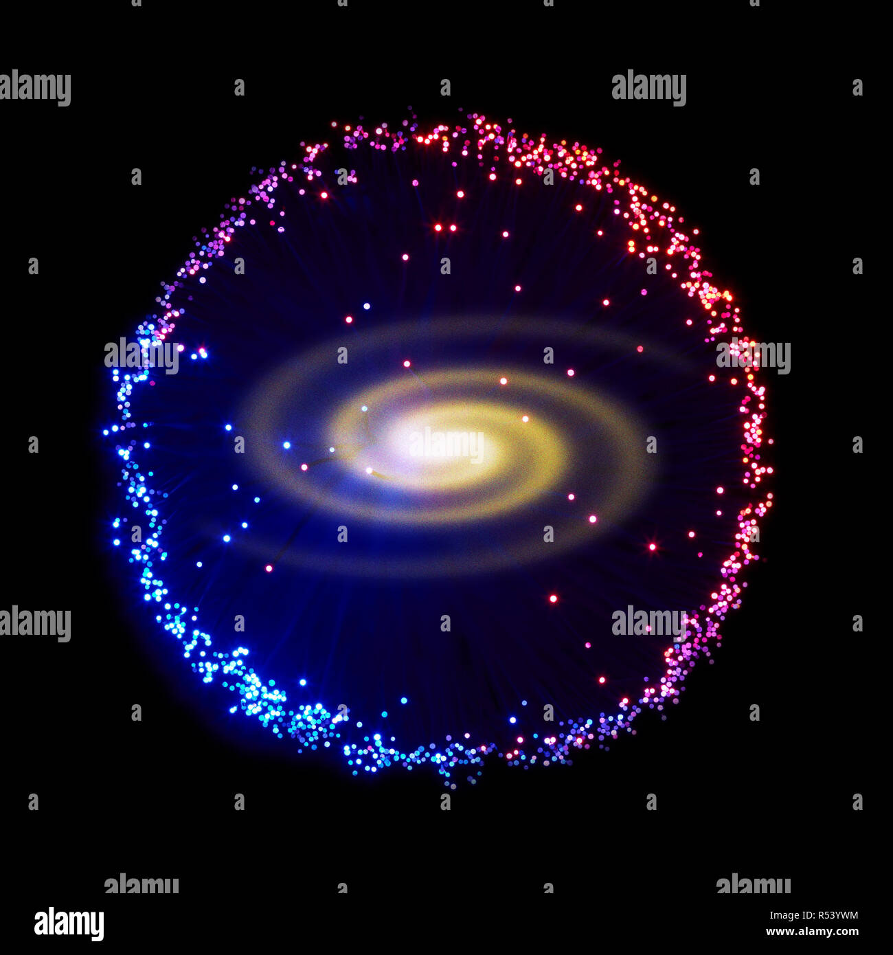 Leuchtende rote galaxie -Fotos und -Bildmaterial in hoher Auflösung – Alamy