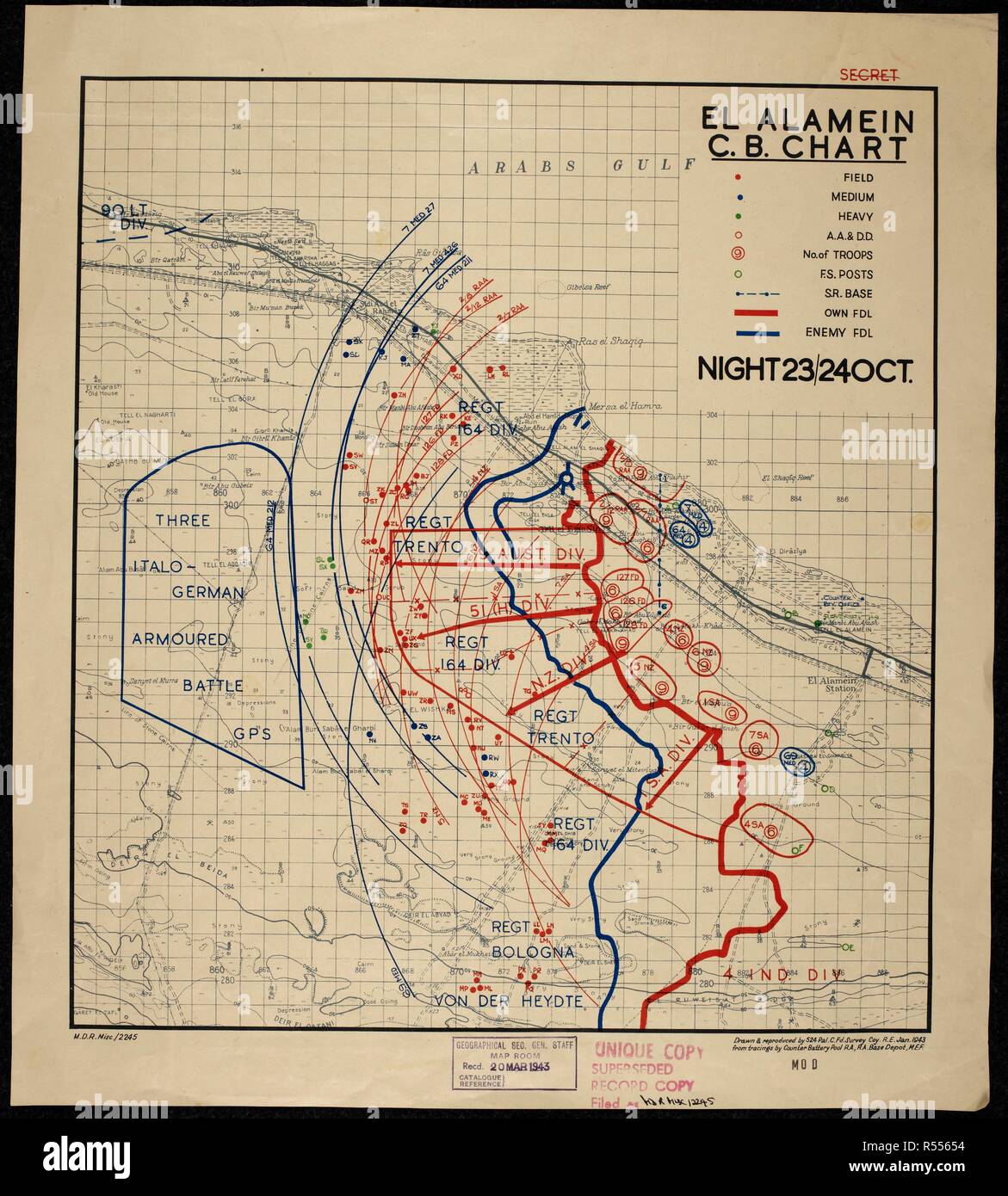 El alamein map -Fotos und -Bildmaterial in hoher Auflösung – Alamy