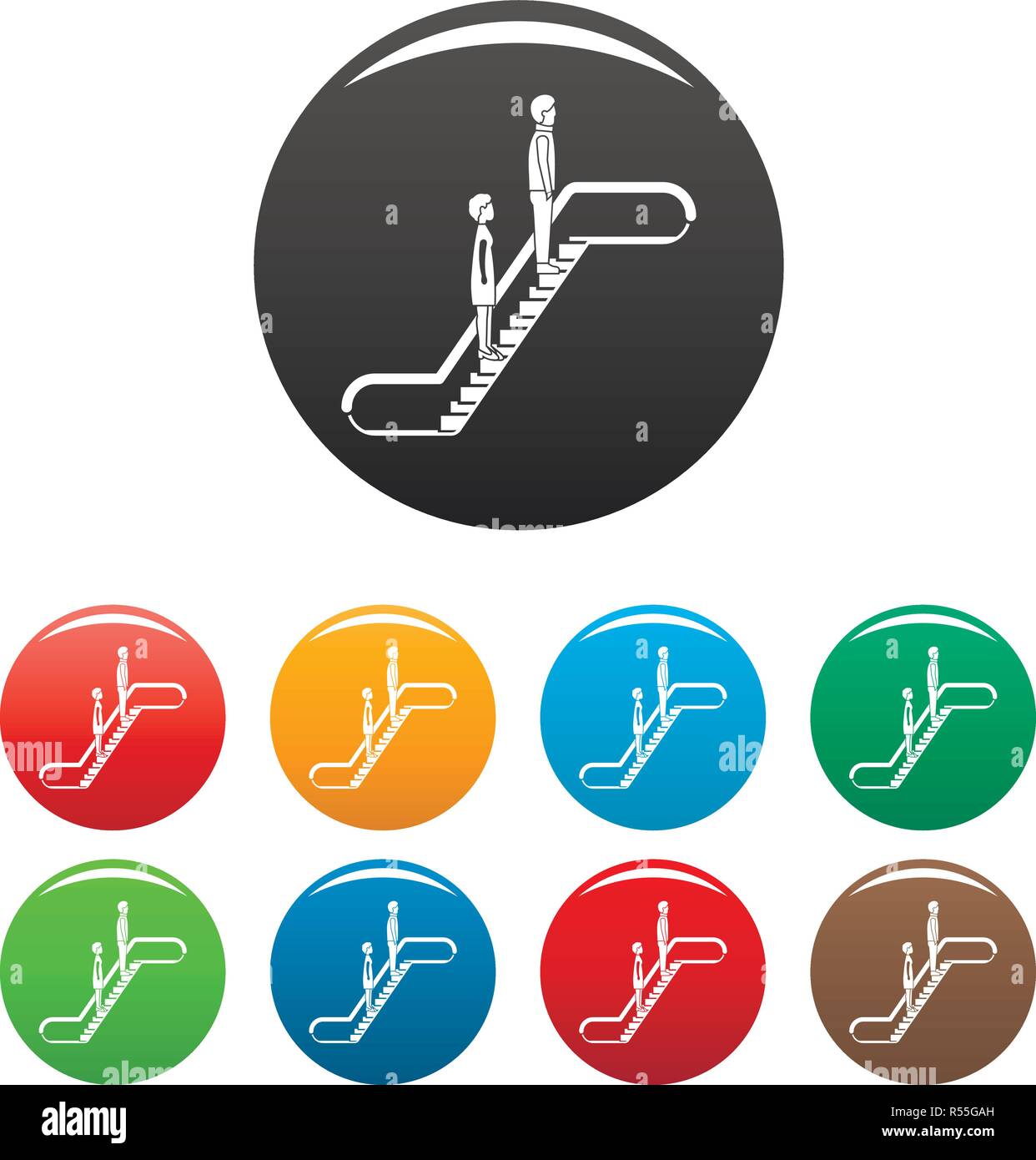 Rolltreppen rolltreppe Stock-Vektorgrafiken kaufen - Alamy