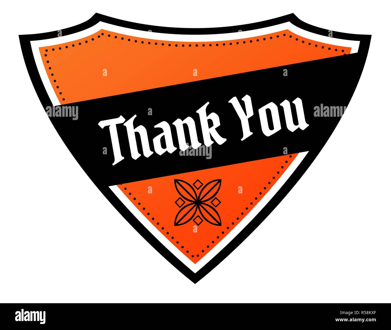 Danke logo Ausgeschnittene Stockfotos und -bilder - Alamy