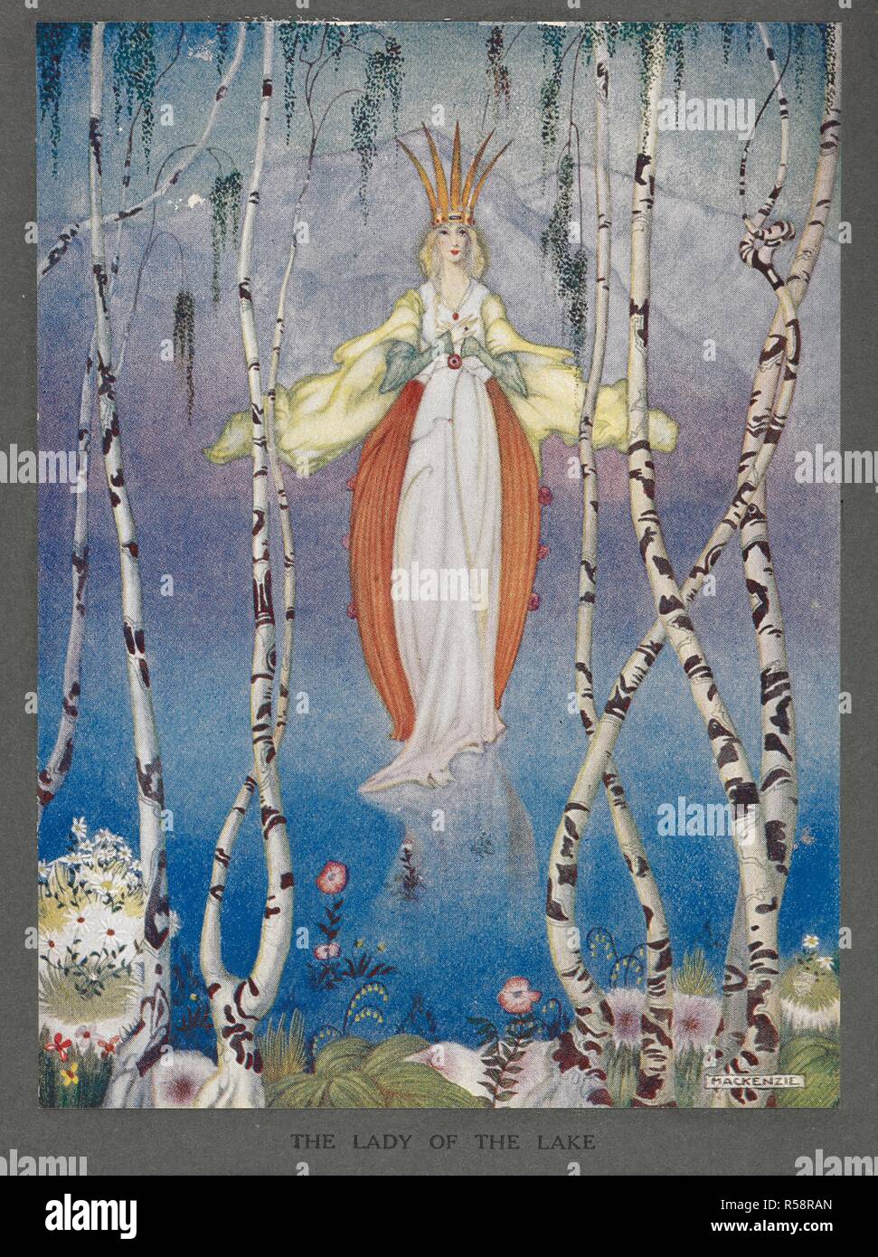 Die Dame vom See. Das Schwert Excalibur. Arthur und seine Ritter ...