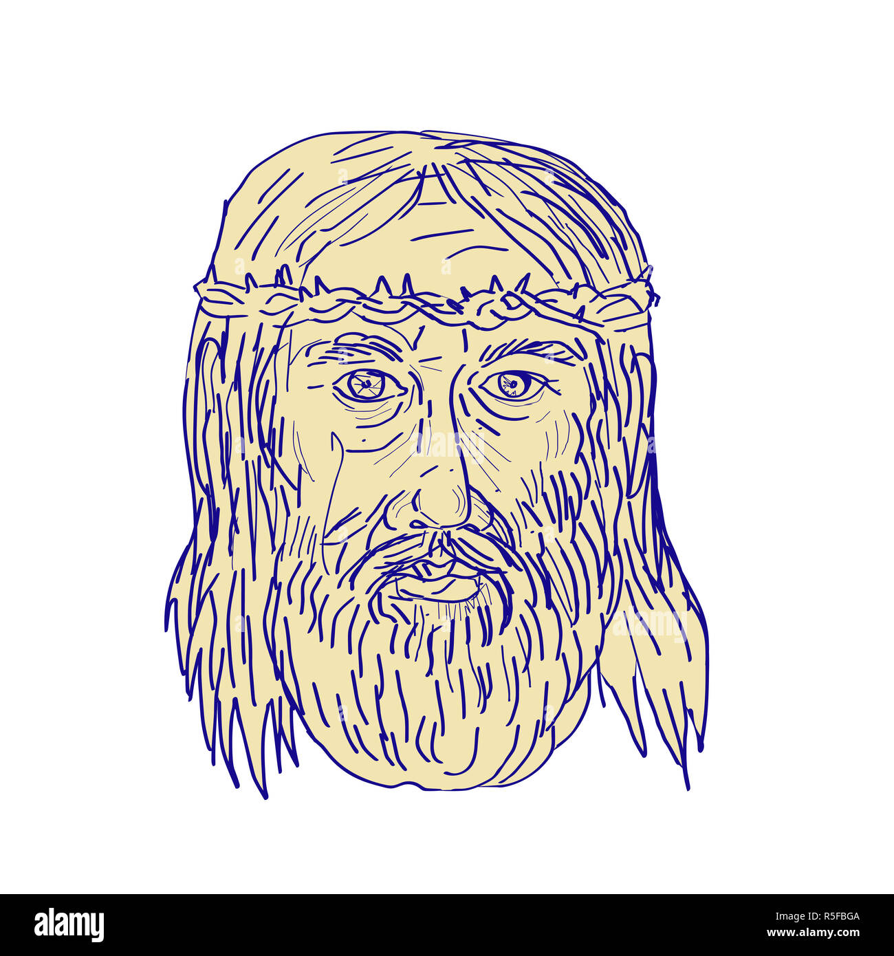 Jesus Zeichnung Ausgeschnittene Stockfotos und -bilder - Alamy