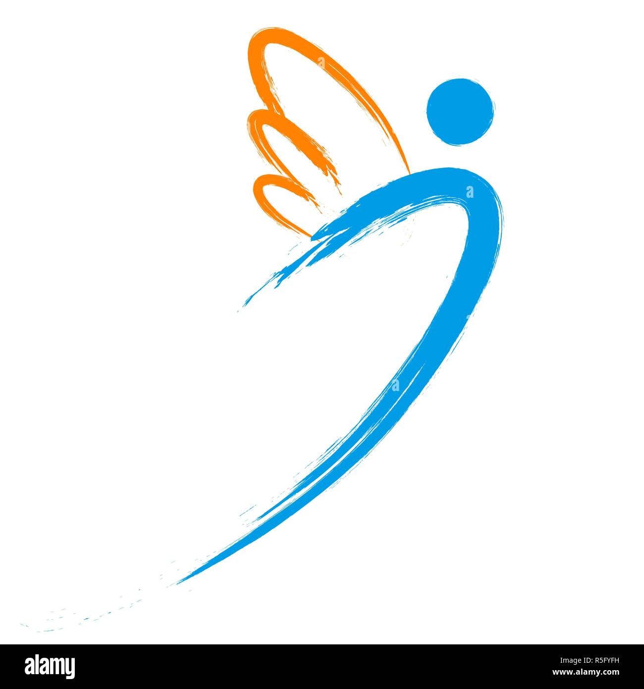 Engel zeichnung Stock-Vektorgrafiken kaufen - Alamy