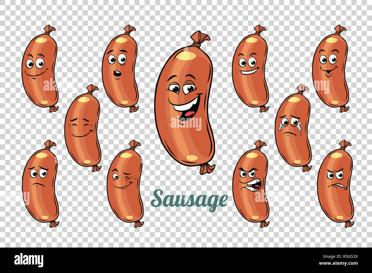 Wurst emoticon -Fotos und -Bildmaterial in hoher Auflösung – Alamy