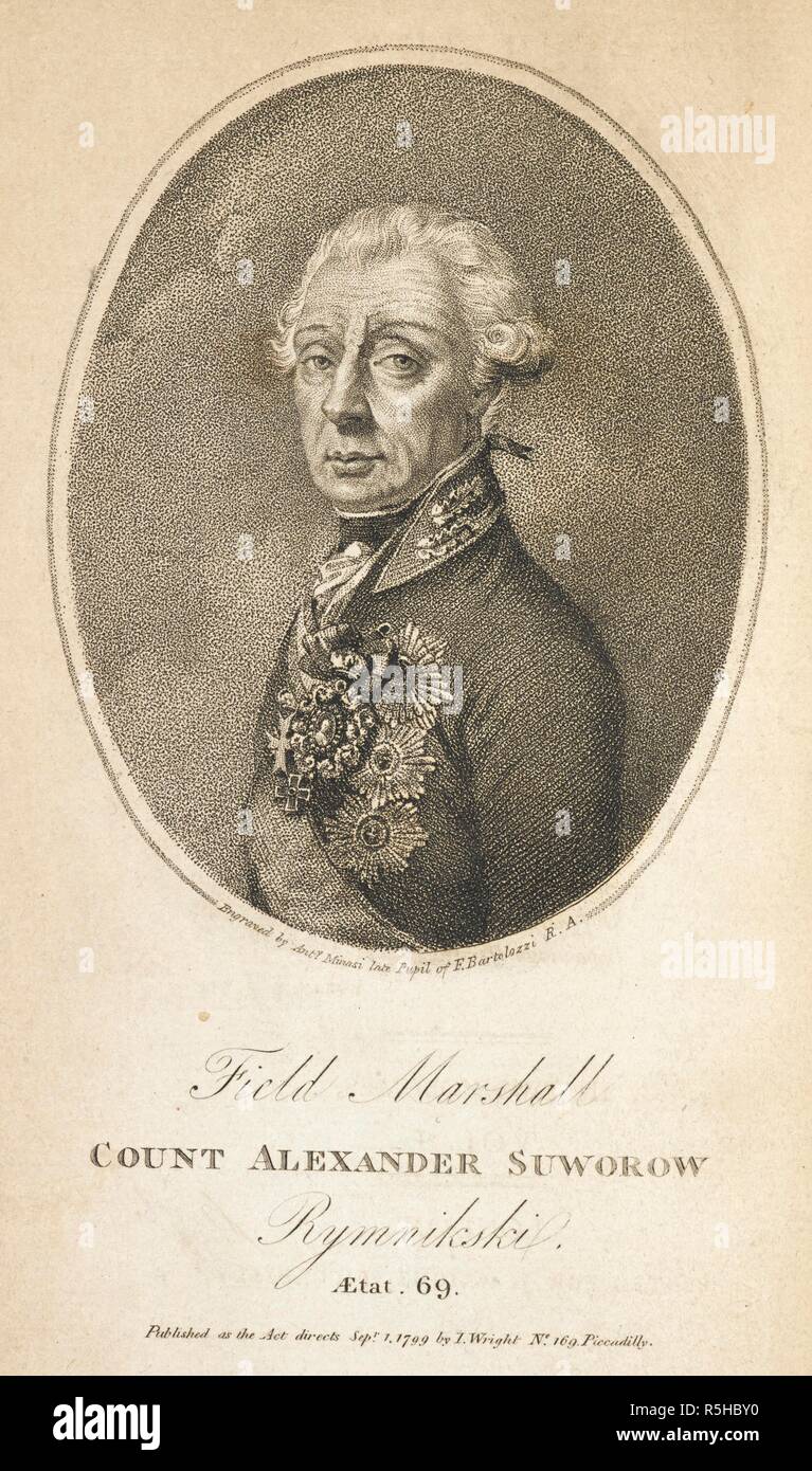 Graf alexander suworow -Fotos und -Bildmaterial in hoher Auflösung – Alamy