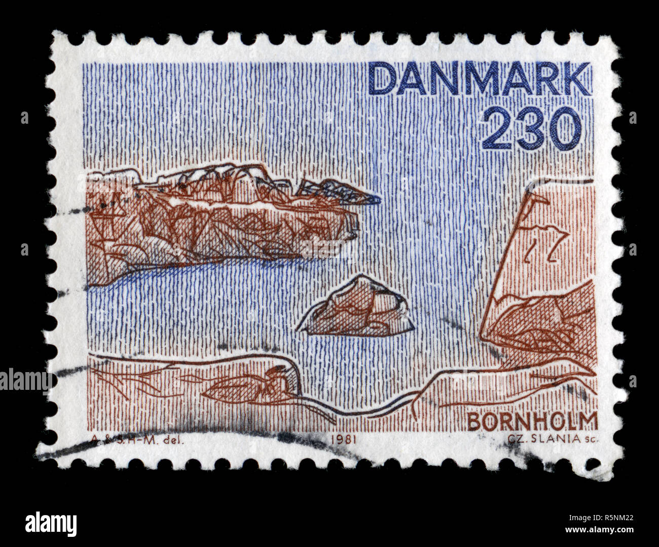 Danish Postage Stamp Denmark Stockfotos und -bilder Kaufen - Alamy