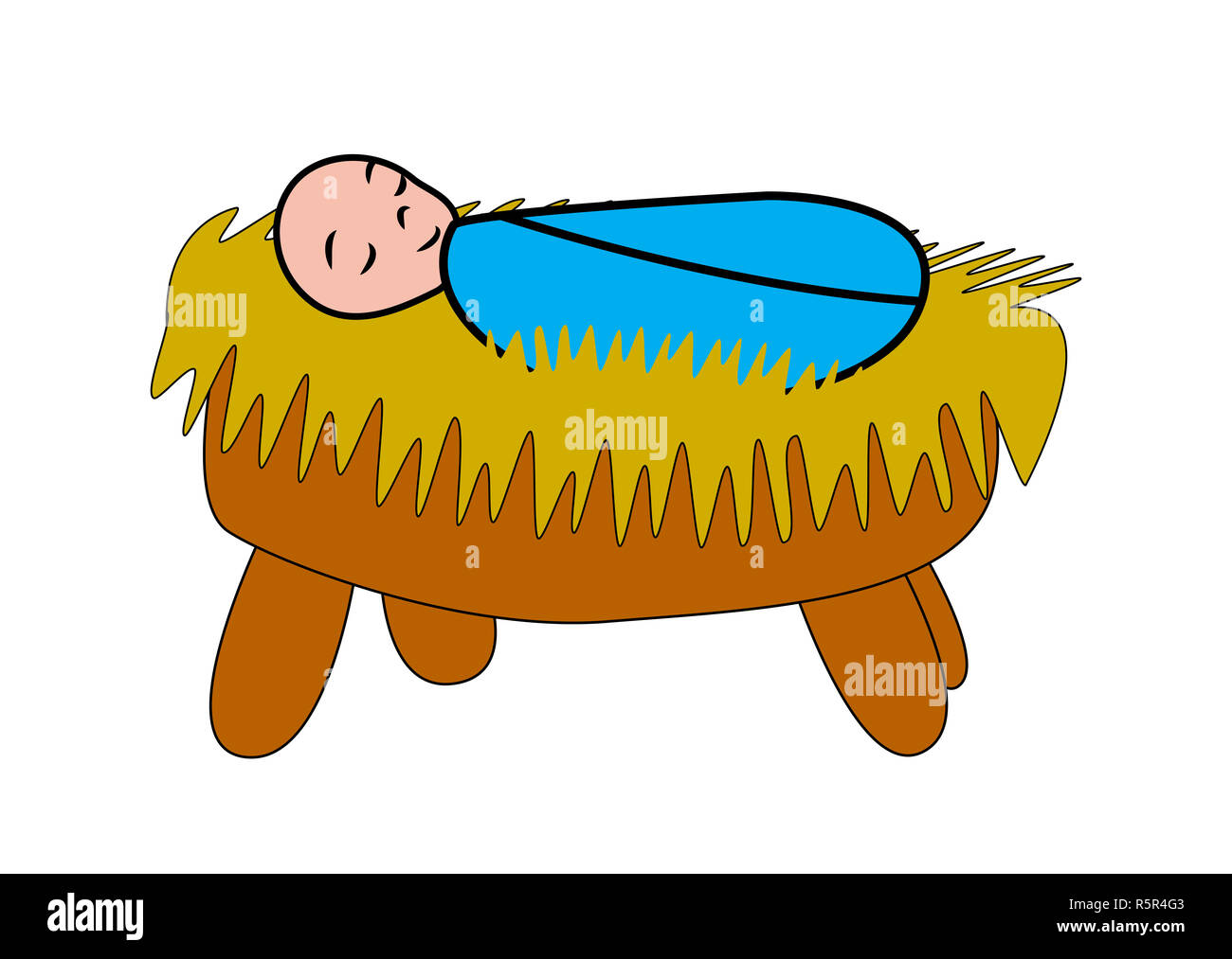 Krippe jesus piktogramm Ausgeschnittene Stockfotos und -bilder - Alamy