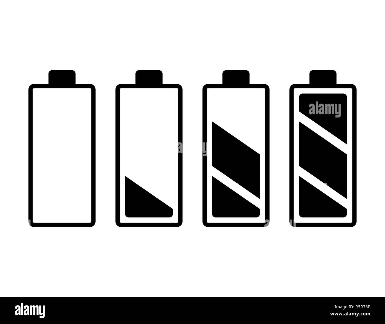 Ladezustand der Batterie Vektor symbol Icon Design. Schöne Abbildung ...