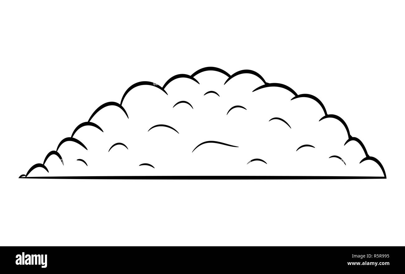 Stapel der Boden silhouette Vektor symbol Icon Design Stockfotografie ...