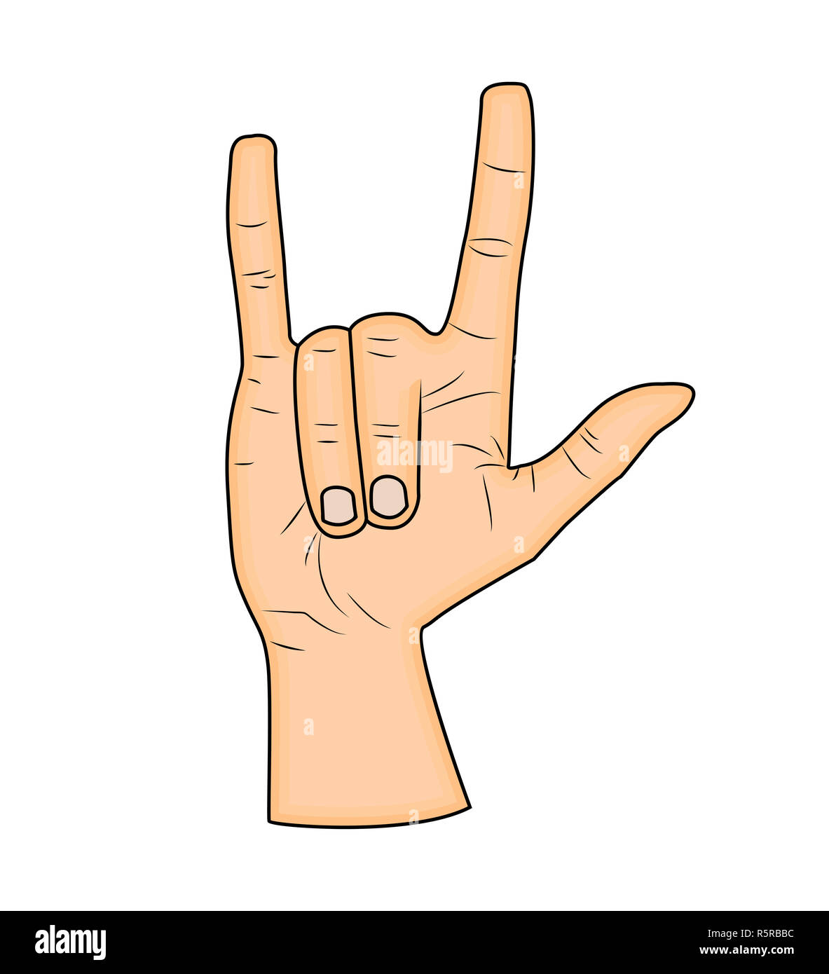 Rock hand symbol -Fotos und -Bildmaterial in hoher Auflösung – Alamy