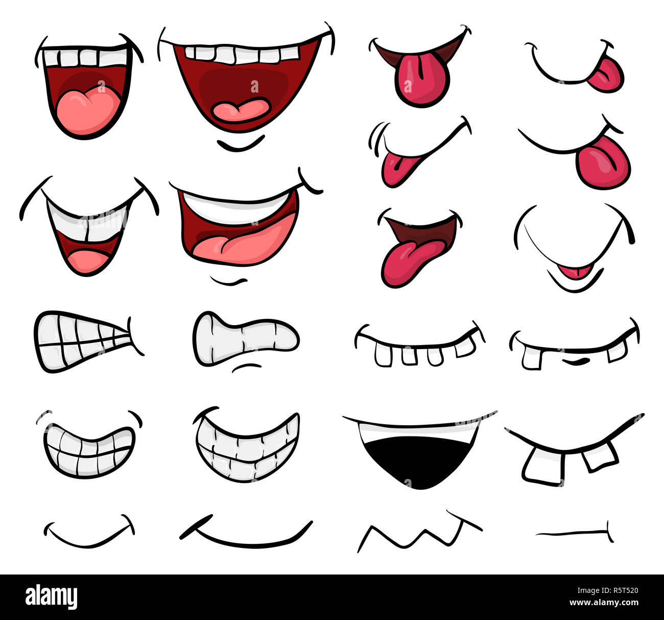 Cartoon Mouths Stockfotos und -bilder Kaufen - Alamy