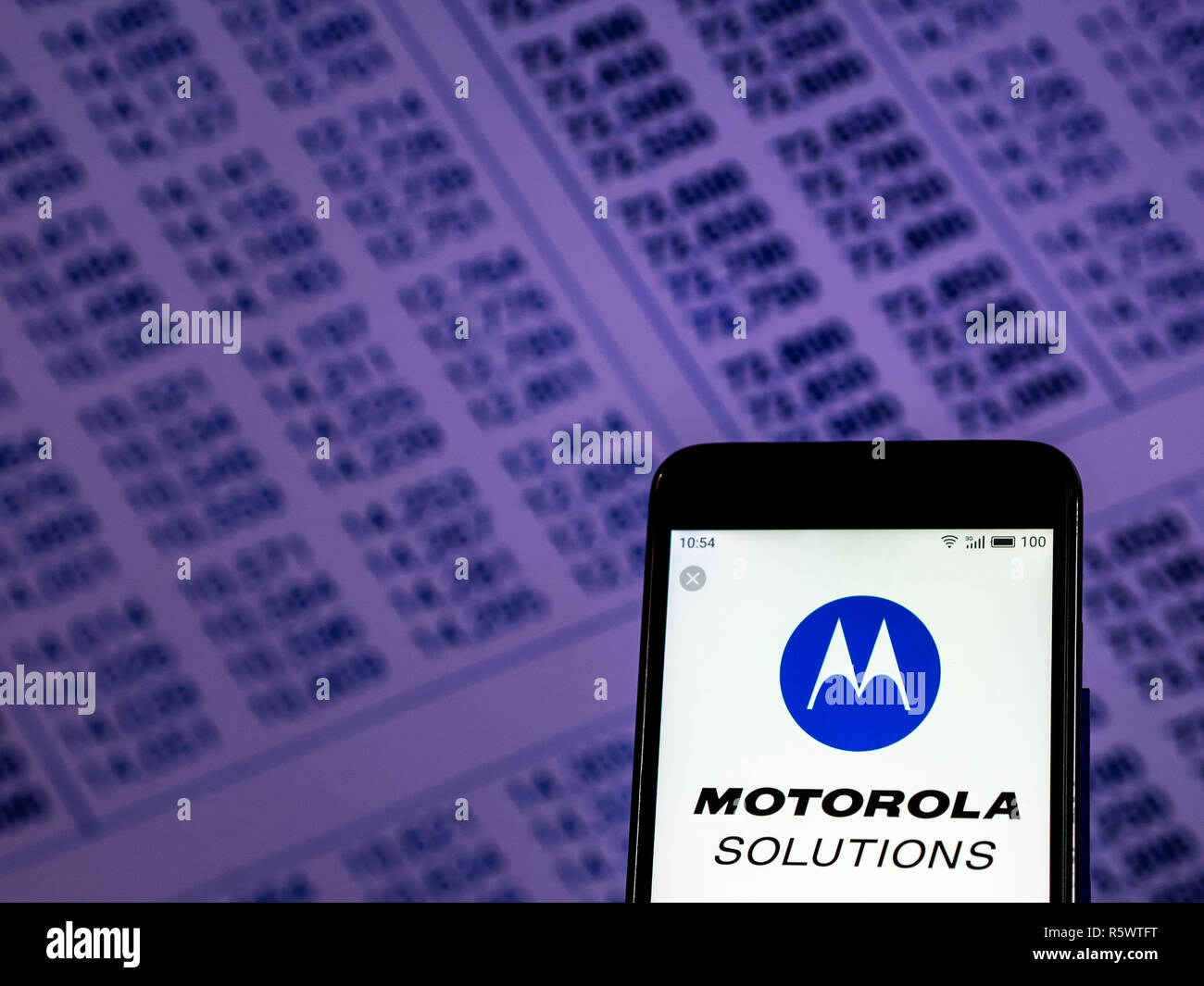 Motorola zeichen Stockfotos und -bilder Kaufen - Alamy