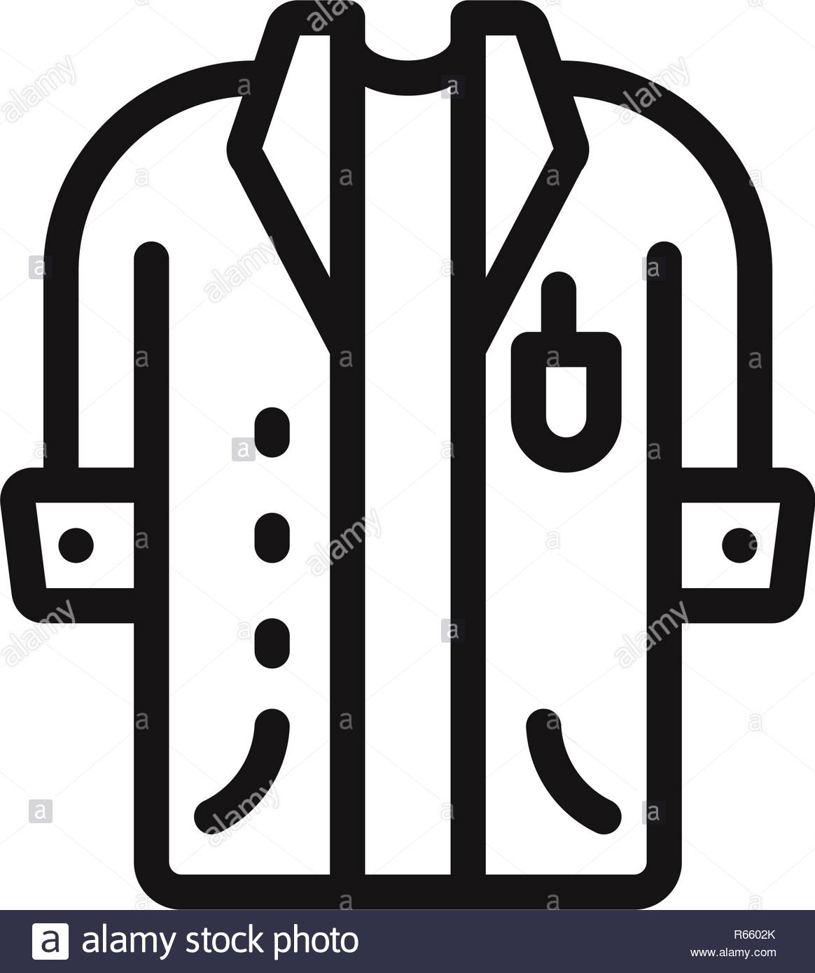 Microscope Laboratory Isolated Icon Vector Stockfotos & Microscope ...