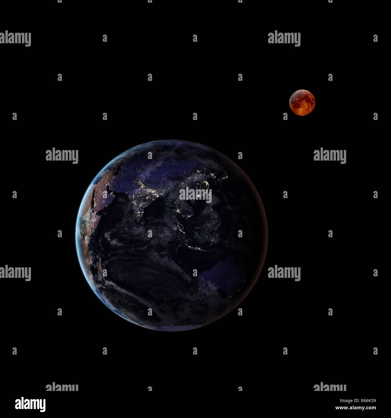Erde mond system -Fotos und -Bildmaterial in hoher Auflösung – Alamy