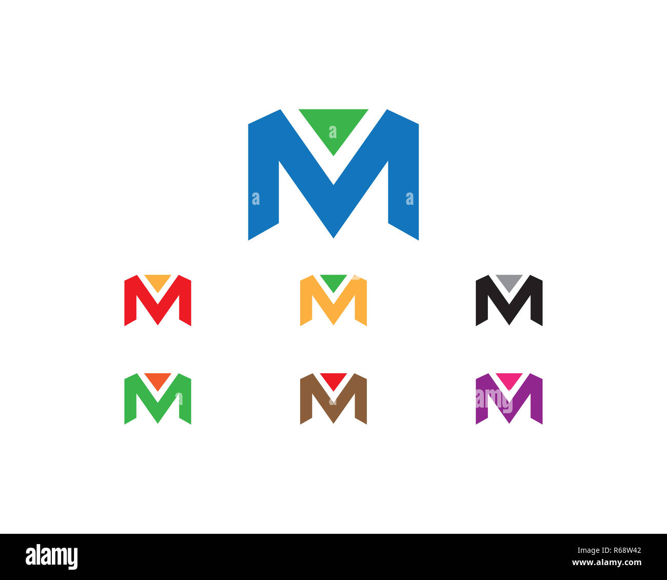 M logo brief Ausgeschnittene Stockfotos und -bilder - Alamy