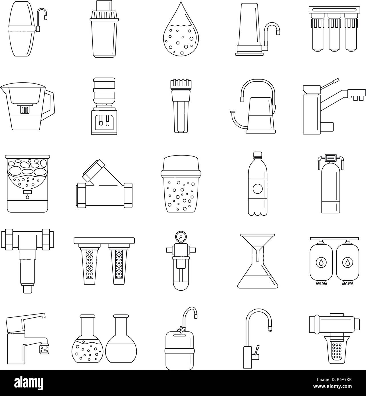 Natürlicher wassertank Stock-Vektorgrafiken kaufen - Alamy