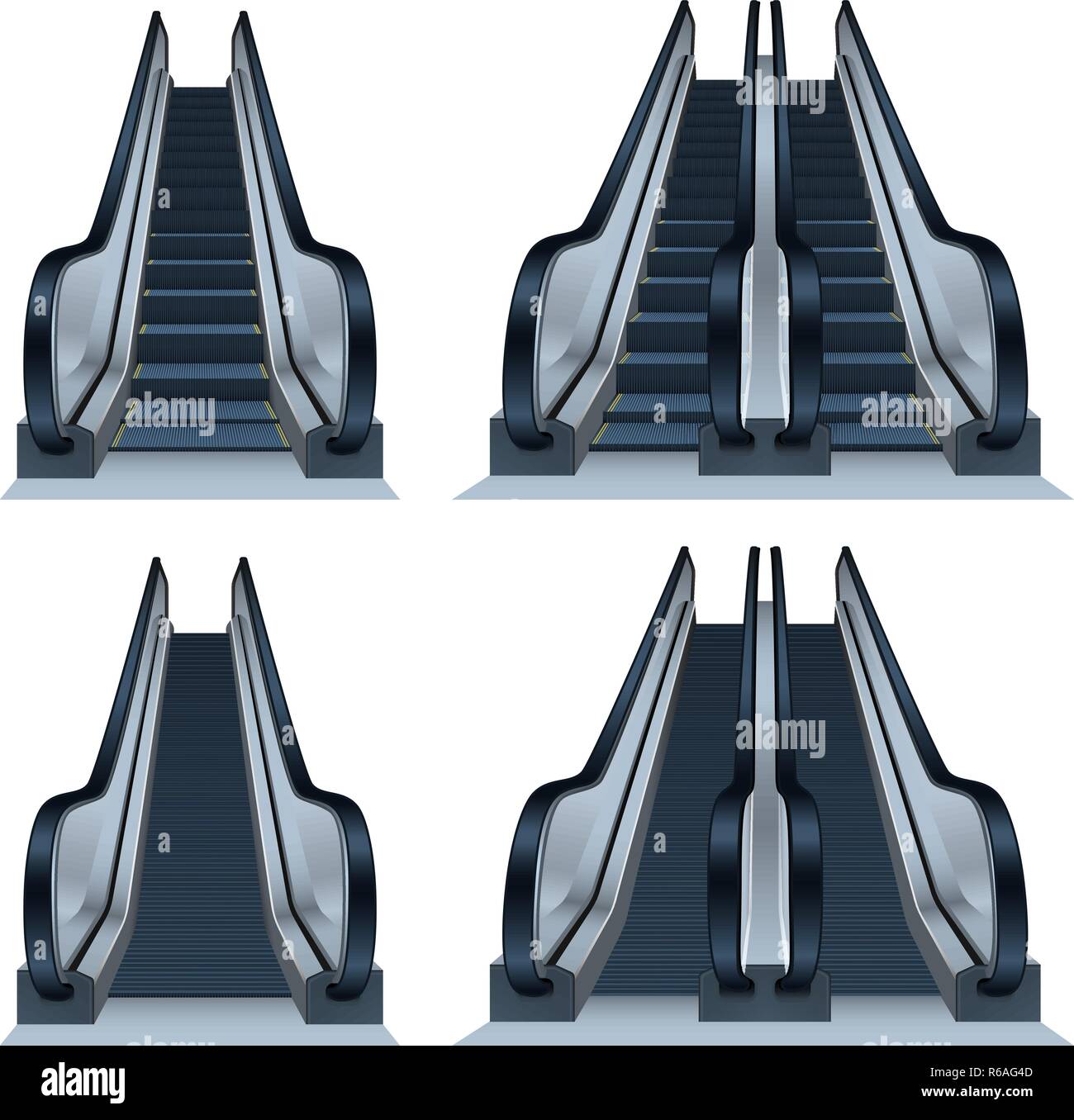Escalators vector Stock-Vektorgrafiken kaufen - Alamy