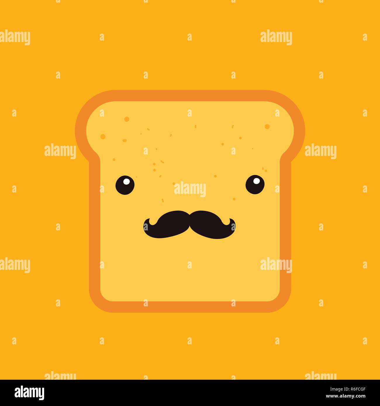 Lustiges brot Stock-Vektorgrafiken kaufen - Alamy